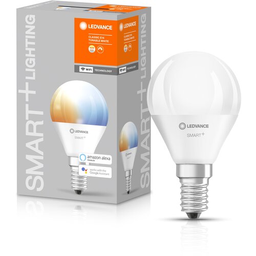 Лампа диммируемая светодиодная LEDVANCE SMART+ P, 470лм, 5Вт (замена 40Вт), 2700.6500К (регулируемая)