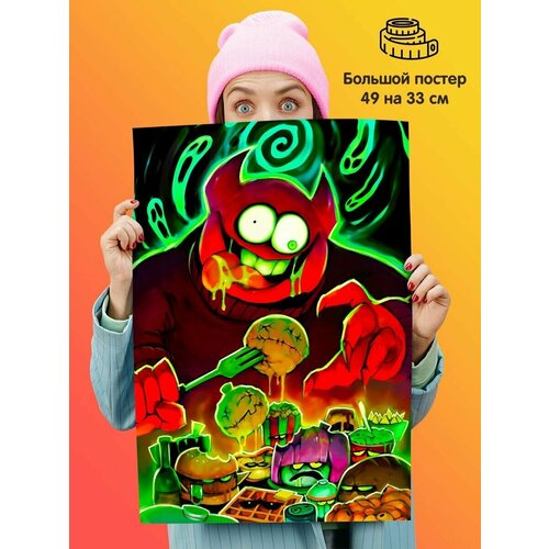 Плакат постер манга и аниме "Spooky month"