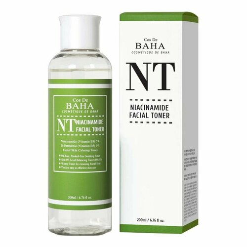 "Cos De Baha NT Niacinamide" - Тонер для Проблемной кожи, 5% Ниацинамид, 200мл