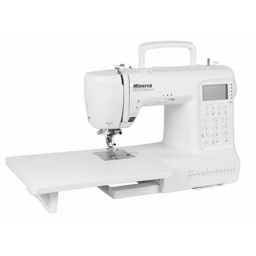 Швейная машина Minerva DecorProfessional c приставным столиком / для всех типов тканей