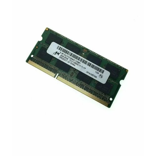 Оперативная память SO-DIMM DDR3 4GB, 1600МГц (PC12800) Micron 1.5В
