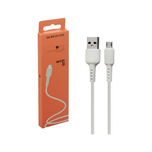 Кабель Borofone BX16 Micro-USB - USB 2.4А (1м.)