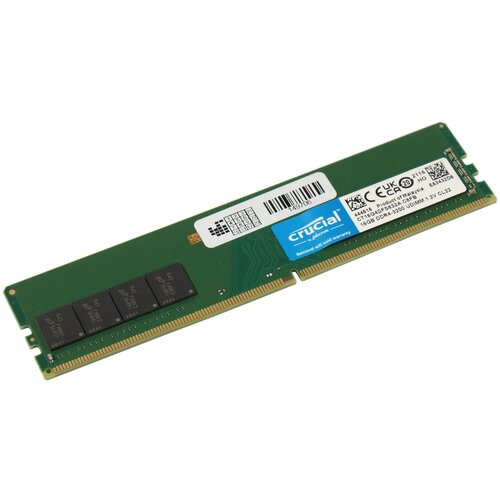 Оперативная память Micron 16 ГБ DDR4 3200 МГц DIMM CL22 CT16G4DFS832A