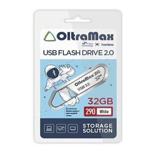 USB флеш-диск 32Gb OltraMax 290 белый