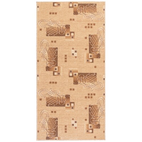 Ковер Витебские ковры p1613/c2p/103, коричневый, 1.5 х 1 м