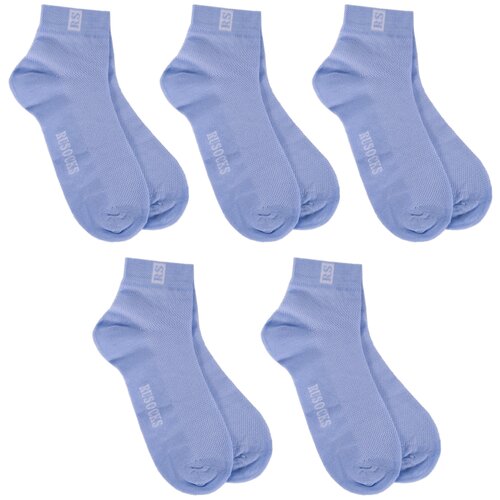 Носки RuSocks 5 пар, размер 12, голубой