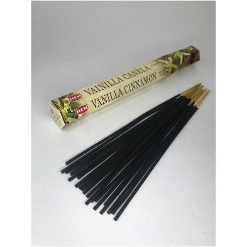 Благовония HEM "Vanilla Cinnamon" (Ваниль Корица), 20 палочек