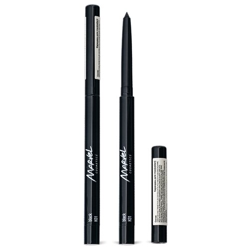 Marvel Cosmetics Карандаш-кайал для глаз, 12 шт, оттенок K01 black