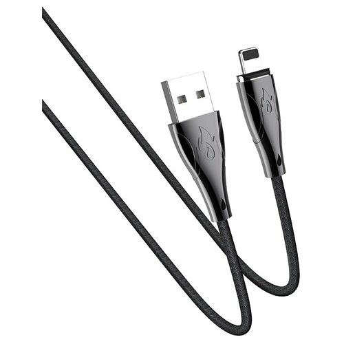 USB дата кабель Lightning, HOCO, U75, magnetic, черный