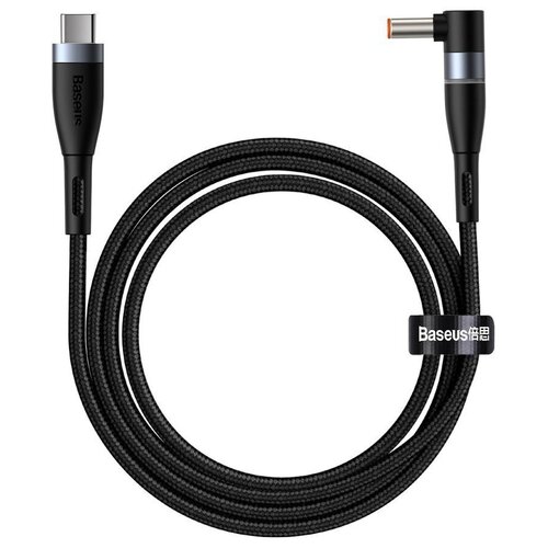 Кабель Baseus Zinc Magnetic Series Lenovo Laptop Charging Cable Type-C to DC Round Port (5.5*2.5mm) 100W 2m (CATXC-X01) (black)