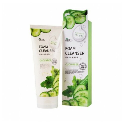 Ekel Foam Cleanser Пенка для умывания с экстрактом огурца, 100 мл