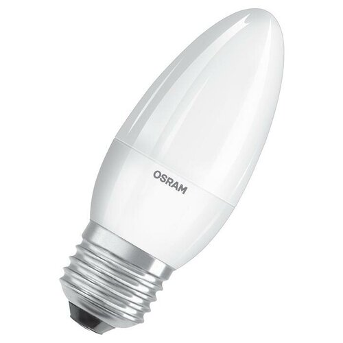 Лампа светодиодная LED Value LVCLB75 10SW/865 свеча матовая E27 230В 10х1 RU 4058075579590 LEDVANCE (5шт.)