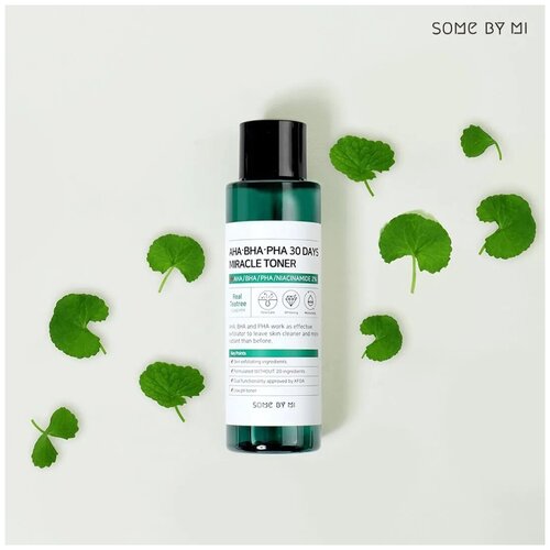 SOME BY MI AHA BHA PHA 30 DAYS MIRACLE TONER Очищающий тонер для лица с кислотами