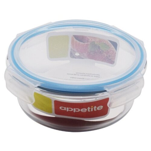 Appetite Контейнер круглый 0,95л, 17x17 см, синий