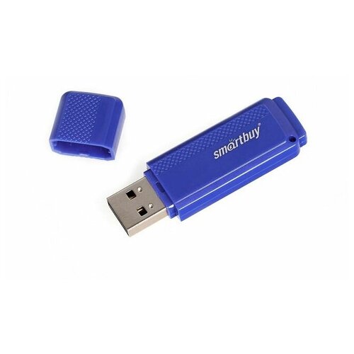 Флеш-карта SmartBuy Dock, 16 Гб, USB 2.0, чтение до 25 Мб/с, синяя