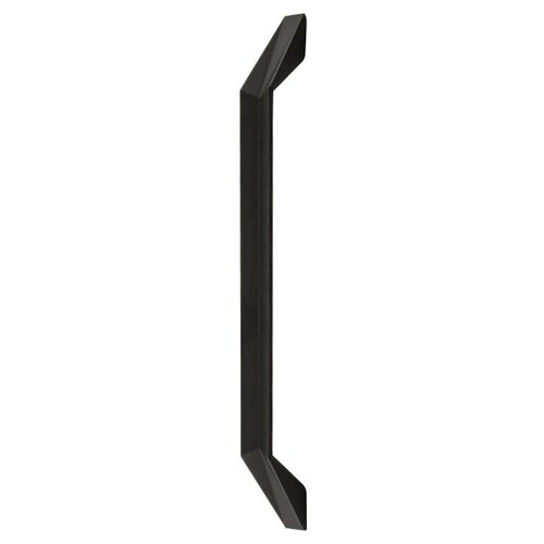 Ручка-скоба мебельная 160 мм, для шкафа, для комода, для тумбы `SANBERG` металл Иллюзия (сатин, черный премиум)