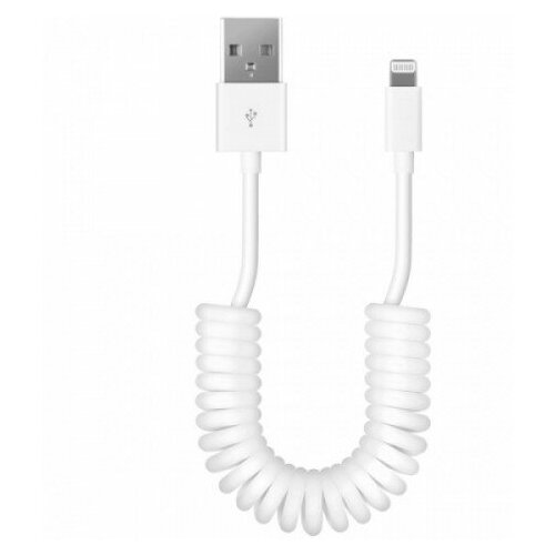 Кабель USB Орбита PS-72 (iPhone5/6/7 IOS Lighting) 1м витой белый