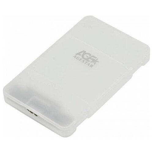 Внешний корпус для HDD AgeStar 3UBCP1-6G 2.5" пластик белый (3UBCP1-6G WHITE)