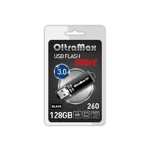 USB флэшка Flash Drive 128Gb - OltraMax 260 black