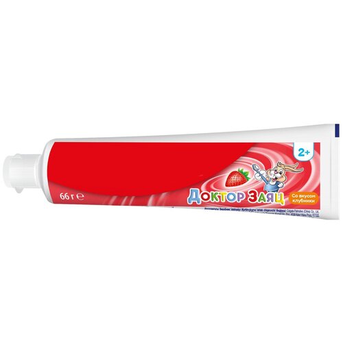 Зубная паста COLGATE Доктор заяц 50мл детская вкус клубники