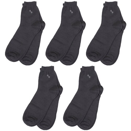 Носки RuSocks 5 пар, размер 12-14, серый