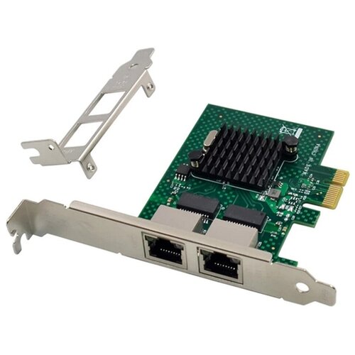 Сетевая карта PCIe x1 (BCM5720) 2 x RJ45 Gigabit Ethernet | ORIENT XWT-BM20L2PE