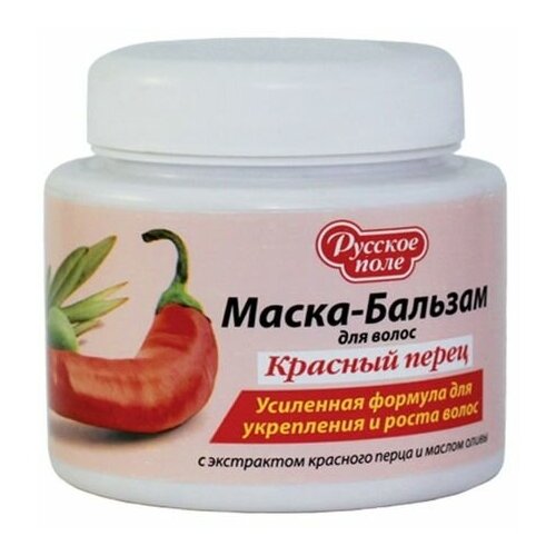 Маска-бальзам для укрепления и роста волос «Русское поле» красный перец, усиленная формула, 280 мл