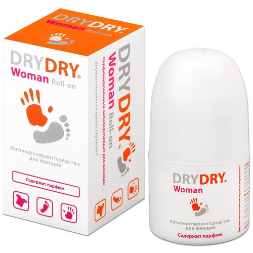Dry Dry Woman Roll-on антиперспирант для женщин, 50 мл