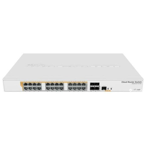 Коммутатор MikroTik CRS328-24P-4S+RM 24G 4SFP+ 24PoE управляемый