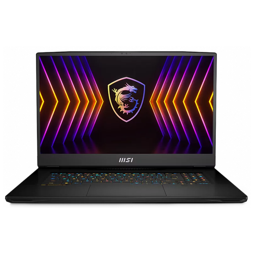 17.3" Ноутбук MSI Titan GT77 12UHS 3840x2160, Intel Core i9-12900HX 3.6 ГГц, RAM 64 ГБ, DDR5, SSD 2 ТБ, NVIDIA GeForce RTX 3080 Ti, Windows 11 Home, черный