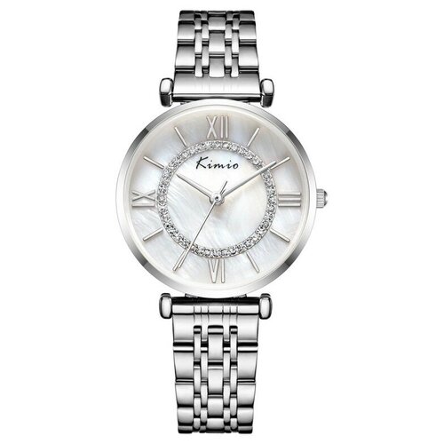 Наручные часы KIMIO Fashion K6389M-CZ1WWW, серебряный, белый