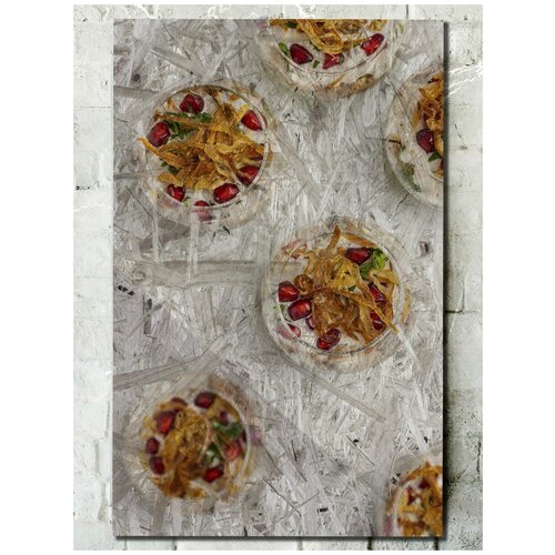 Картина интерьерная на рельефной доске Разное Еда (ягоды, фрукты, блюдо, интерьер, бар, кофейня, food) - 4279