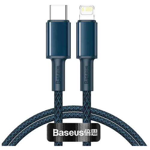 CATLGD-A03 Baseus Baseus High Density Braided Fast Charging Data Cable Type-C to iP PD 20W 2m Blue