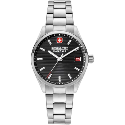 Наручные часы Swiss Military Hanowa SMWLH2200201, серебряный, черный