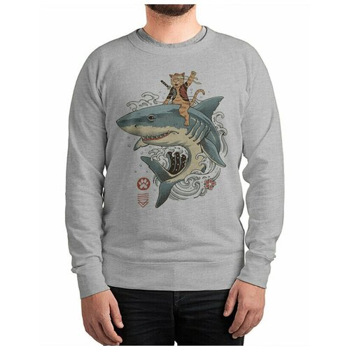 Свитшот DS Apparel, размер 46, серый