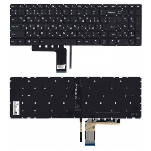 Клавиатура Lenovo V310-15IKB черная с подсветкой