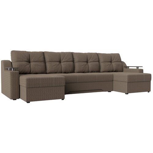 П-образный диван Сенатор, Рогожка, Модель 112421