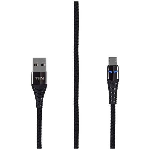 Кабель TFN USB-microUSB (TFN-CKNMICUSB1MBK ), 1 м, 1 шт., черный