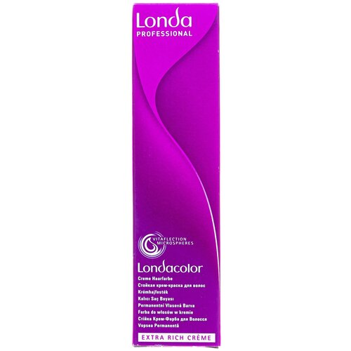 Londa Professional Стойкая крем-краска Londacolor Creme Extra Rich, 5/1 светлый шатен пепельный, 60 мл