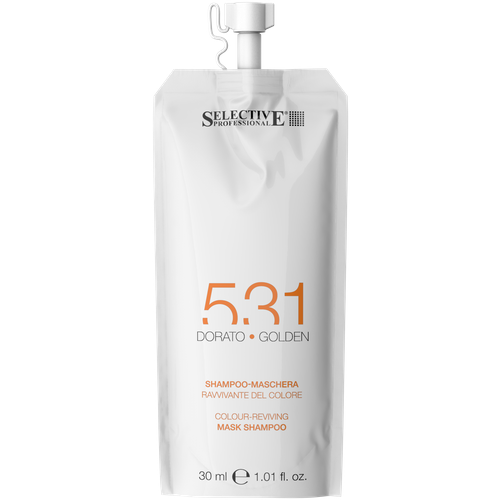 Маска для волос Selective Professional 531 Colour Reviving Mask Shampoo, Copper, 30 мл