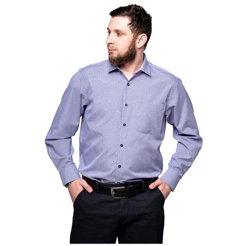Рубашка Imperator, размер 58/XXL/170-178, синий
