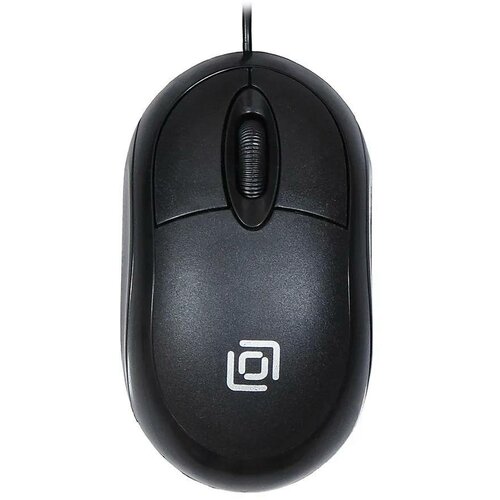 Мышь Oklick, мышь оптическая, мышь проводная, USB, мышь 800 dpi, мышь черного цвета