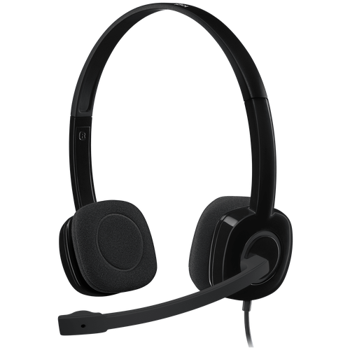 Компьютерная гарнитура Logitech Stereo Headset H151, черный