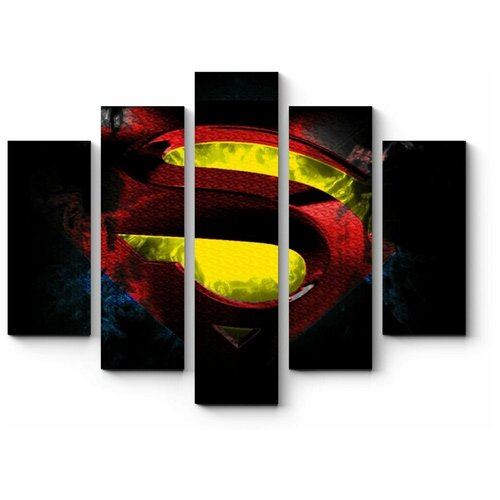 Модульная картина Логотип Супермена125x100