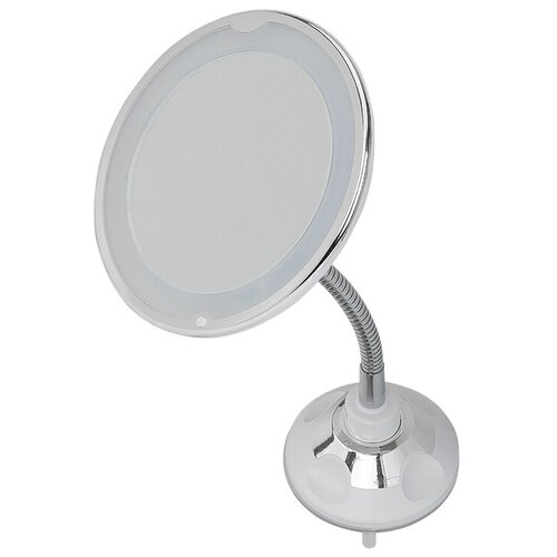 Nail Art Зеркало на присоске с LED подсветкой, белый