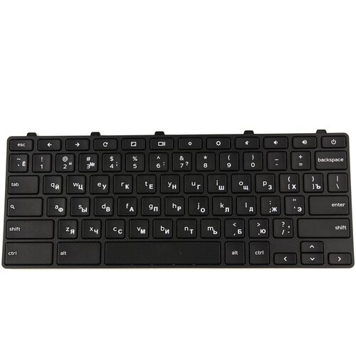 Клавиатура для ноутбука Dell Chromebook 11-3180 3189 p/n: 0HNXPM, PK131X21A00, NSK-EJ0SC