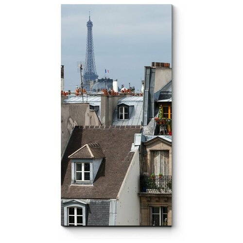 Модульная картина Классические домики старого Парижа30x60