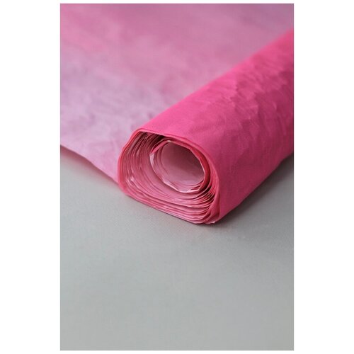 Бумага жатая эколюкс 0,7м*5м розово-малиновый