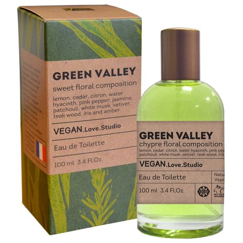 Today Parfum туалетная вода Green Valley Vegan Love Studio, 100 мл