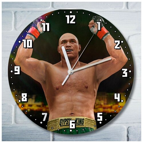 Настенные декоративные часы УФ с ярким рисунком, диаметр 28см Игры UFC (PS, Xbox, PC, Switch) 2802